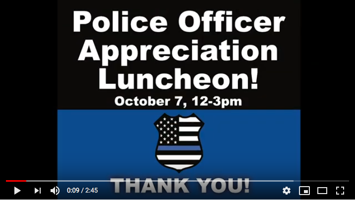 Police Appreciation Luncheon - Honoring our Local Law Enforcement ...