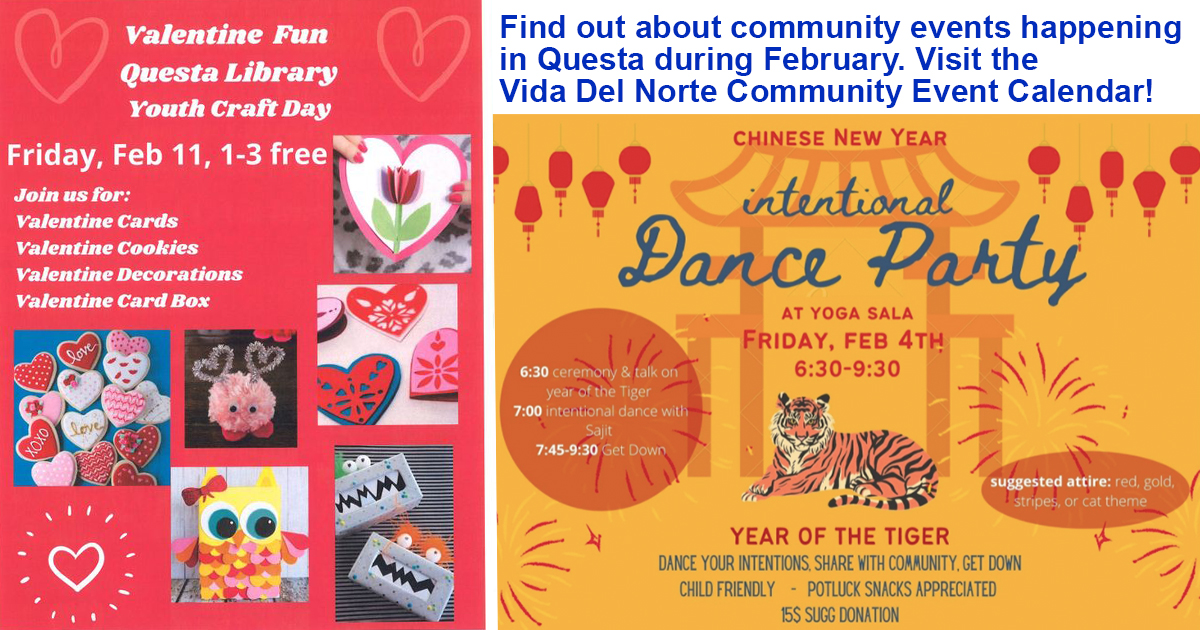February Community Events - Vida Del Norte Coalition